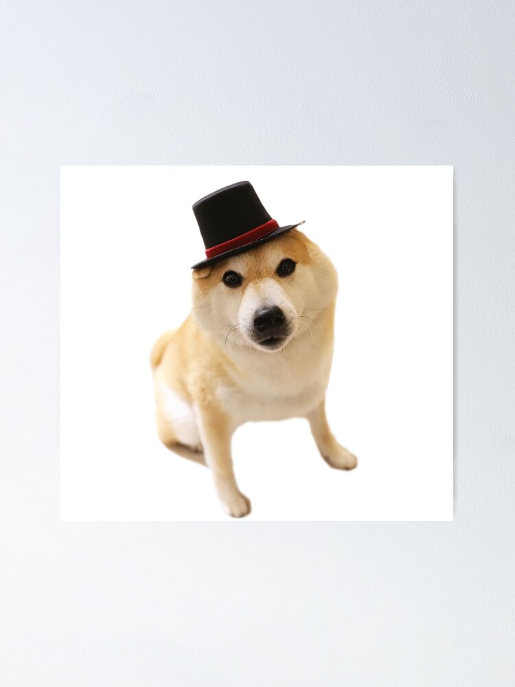 "Dapper Doggo" Poster for Sale by Elisecv | Redbubble