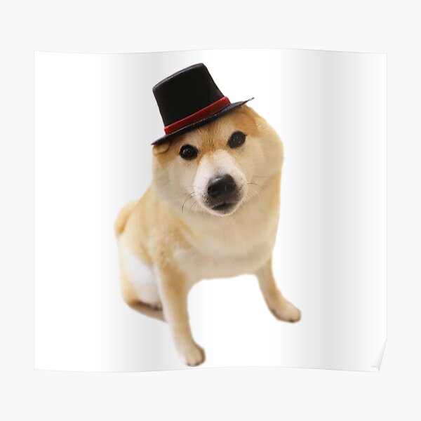 "Dapper Doggo" Poster for Sale by Elisecv | Redbubble