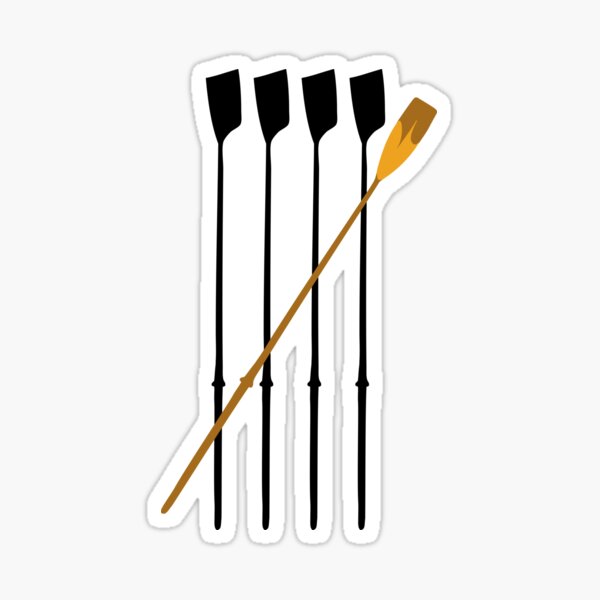 "Rowing Oars 4" Sticker for Sale by Tam-Ara | Redbubble