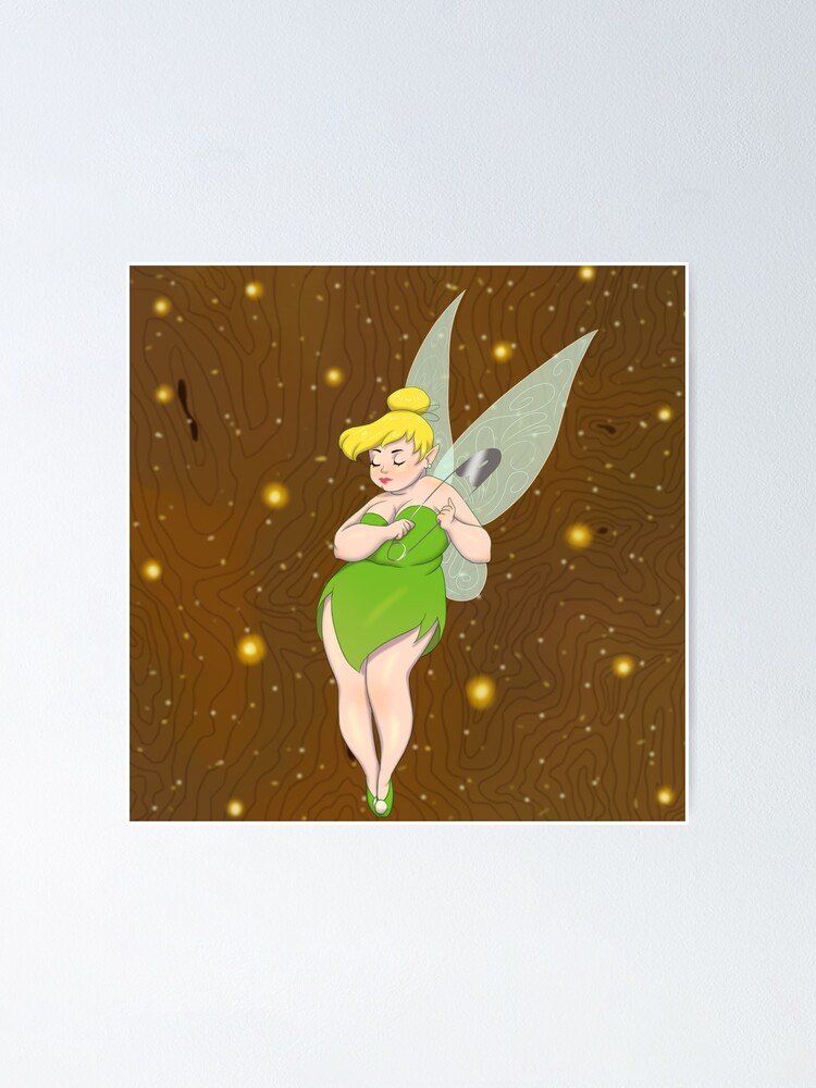 "Chubby tinkerbell" Poster for Sale by milkcioccolato | Redbubble
