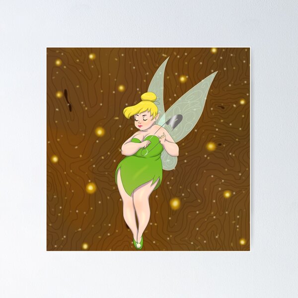 "Chubby tinkerbell" Poster for Sale by milkcioccolato | Redbubble