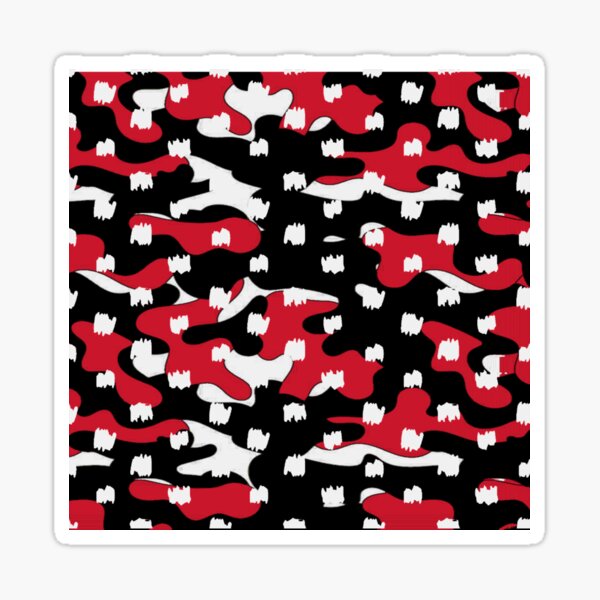 "Abstract red" Sticker by 1ah-al1 | Redbubble