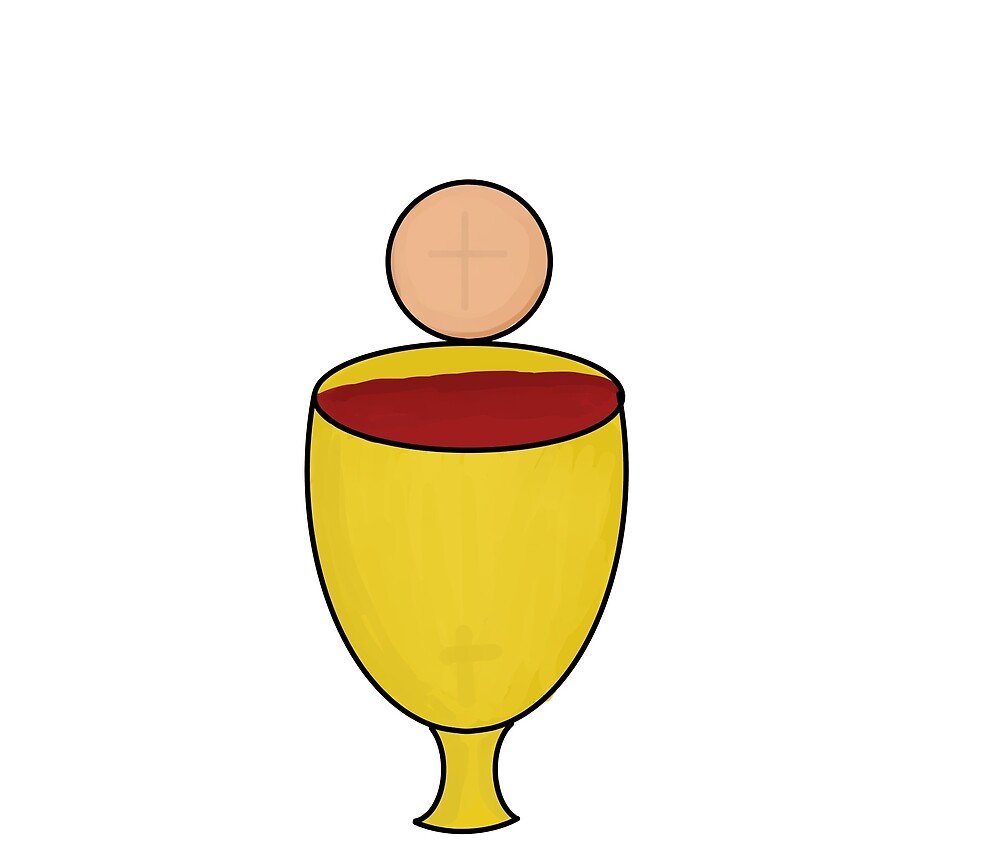 "Catholic Chalice and Host" by Mikayla98Logan | Redbubble