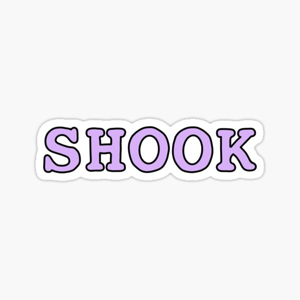 "SHOOK illustration " Sticker for Sale by Abis-Artbook | Redbubble