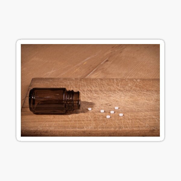 "Medical drugs pill addiction" Sticker for Sale by Claraveritas | Redbubble