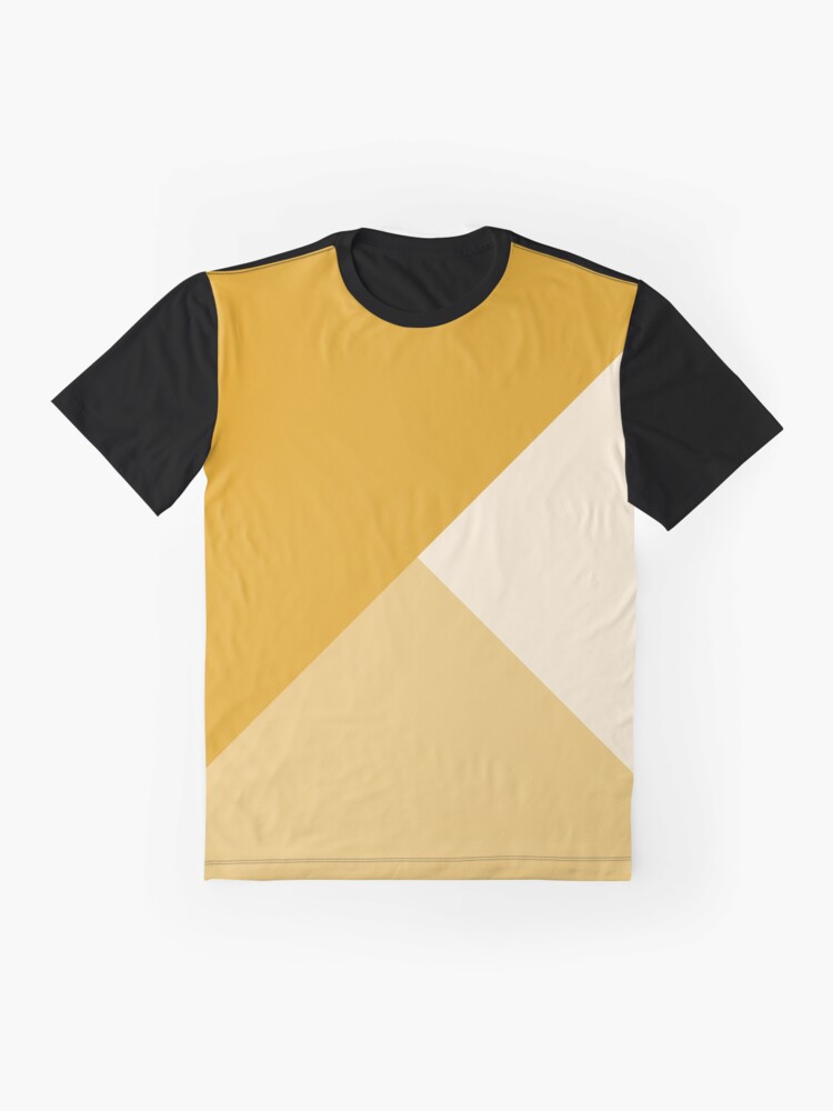 "Gradient Geometry - Mustard" T-shirt for Sale by colorandpattern ...