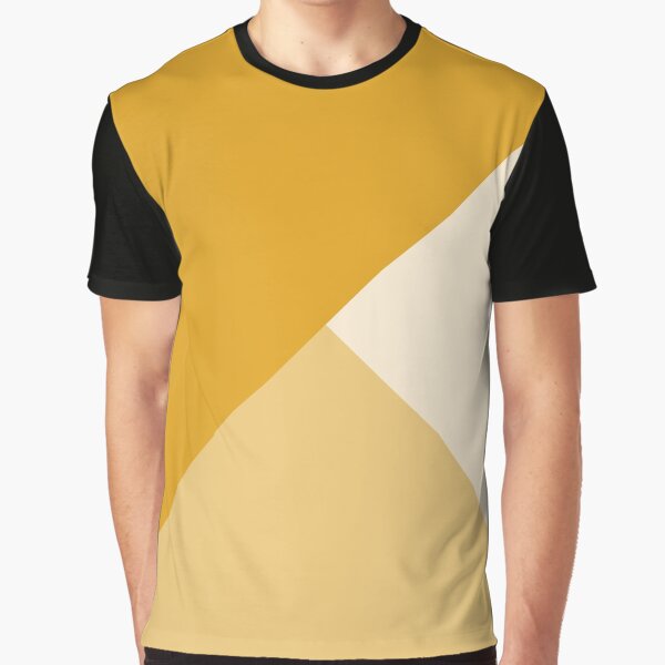 "Gradient Geometry - Mustard" T-shirt for Sale by colorandpattern ...