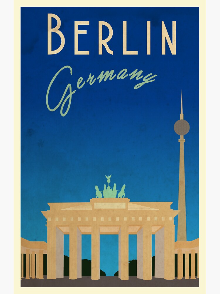 "Berlin, Germany" Sticker for Sale by Lauren Balint | Redbubble
