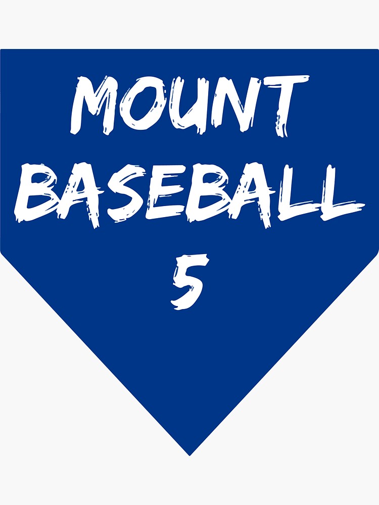 "Mount Baseball 5" Sticker by Jloda | Redbubble