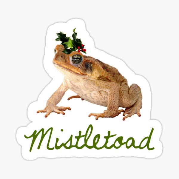"Mistletoad" Sticker by heroics | Redbubble