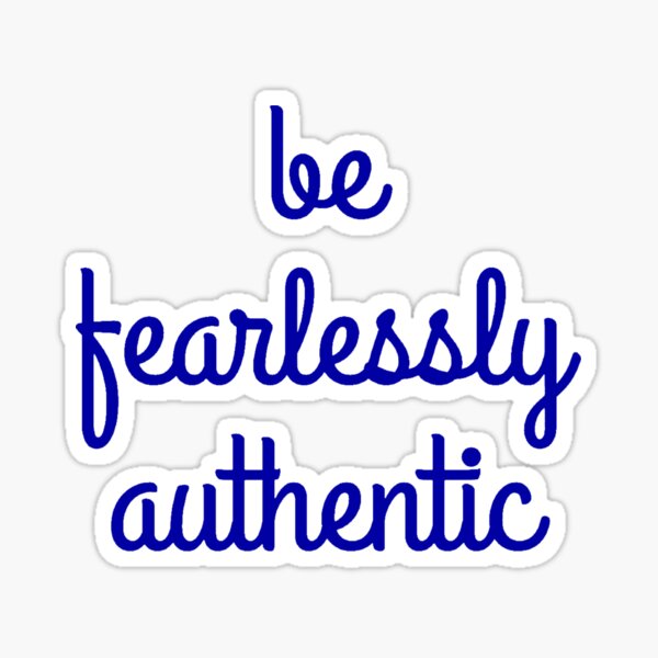 "Authentic" Sticker for Sale by GabriellaGaras | Redbubble