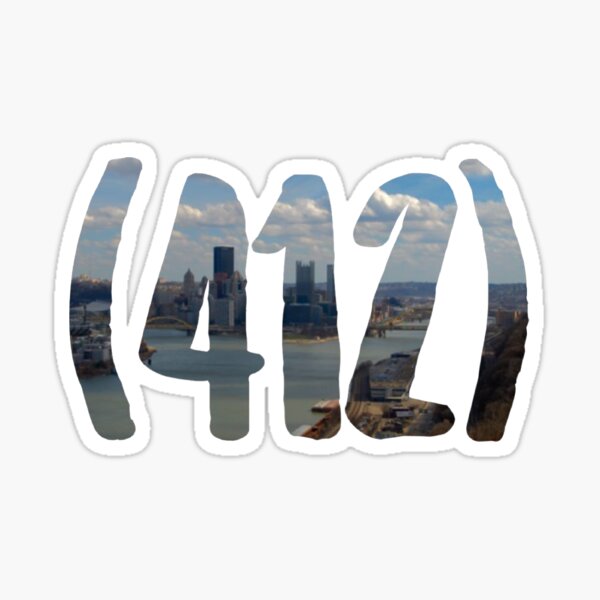 "412 Area Code" Sticker by dcwphotos | Redbubble