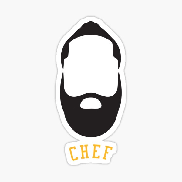 "Chef Harden" Sticker by Primotees | Redbubble