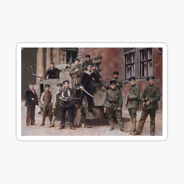 "German Revolution" Sticker for Sale by Richard White | Redbubble