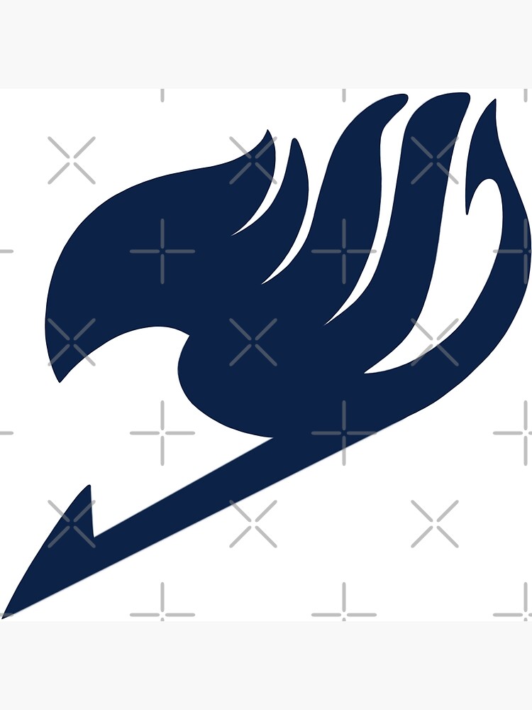 "Fairy Tail Guild Mark - Navy Blue (Gray Fullbuster)" Photographic ...