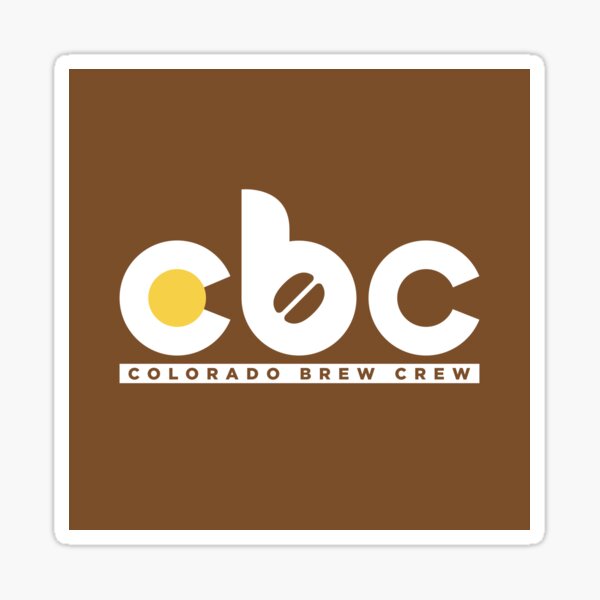 "Colorado Brew Crew" Sticker by yourtoyrobot | Redbubble
