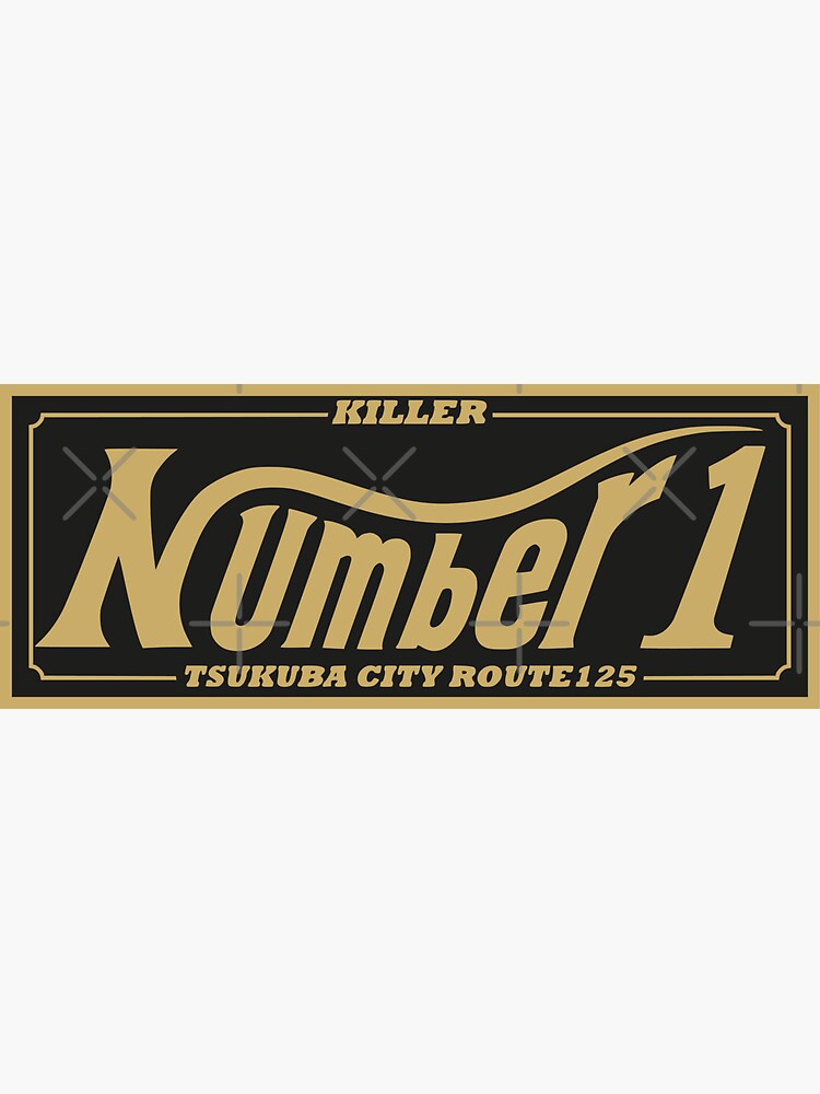"Number 1 Killer" Sticker for Sale by Chanmaxx | Redbubble