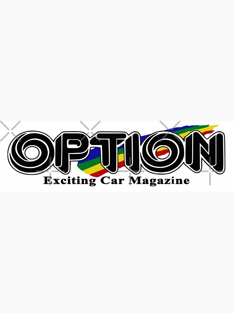 "OPTION [90's]" Sticker for Sale by Chanmaxx | Redbubble