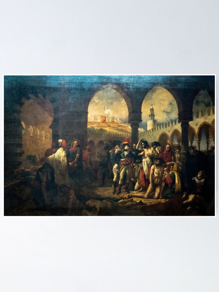 "Louvre Paris - Bonaparte Visiting the Plague Victims of Jaffa" Poster ...