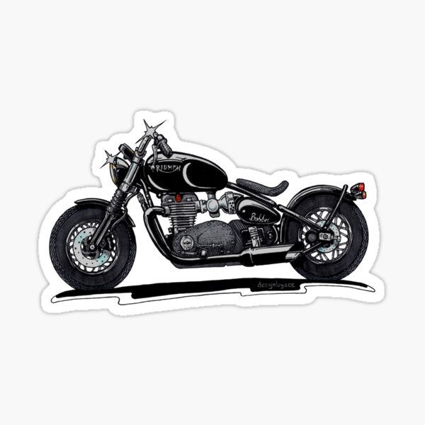 Triumph Bobber Stickers | Redbubble