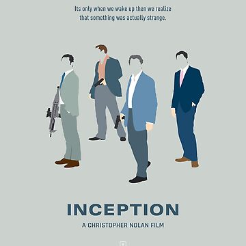 "Inception" Poster for Sale by Part Studio | Redbubble