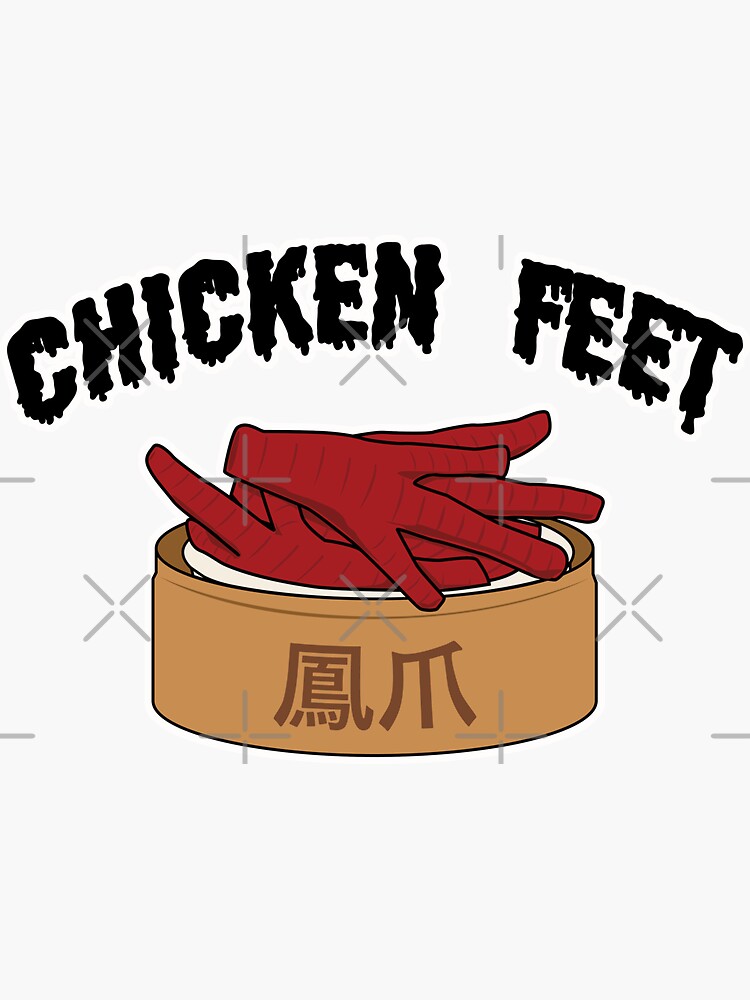 "Chicken Feet Dim Sum Chinese Phoenix Claw steamed" Sticker for Sale by ...
