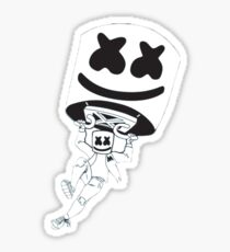 Marshmello Face Stickers | Redbubble