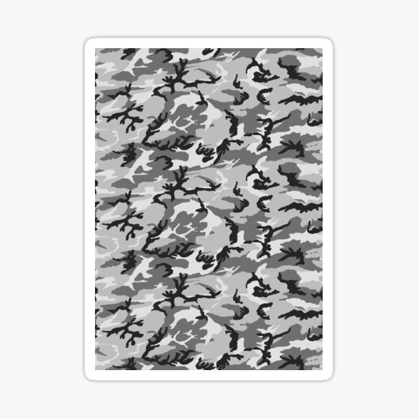 "Grey Camo" Sticker by ArgosDesigns | Redbubble