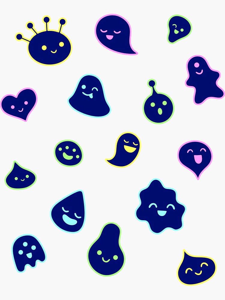 "Invisible Friends" Sticker for Sale by sombrasblancas | Redbubble