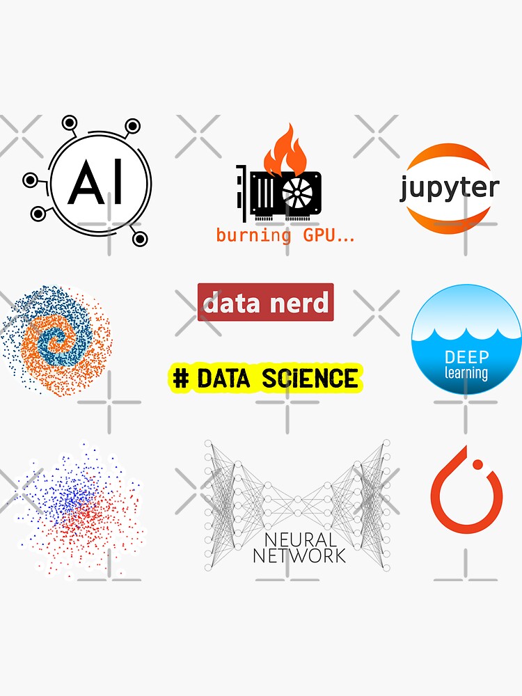 "machine learning kit " Sticker for Sale by FunnyGrief | Redbubble