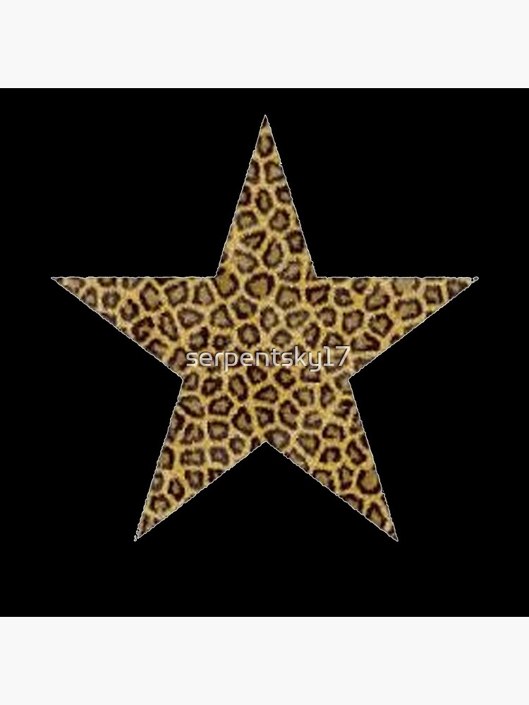 "Leopard Print Star" Poster by serpentsky17 | Redbubble