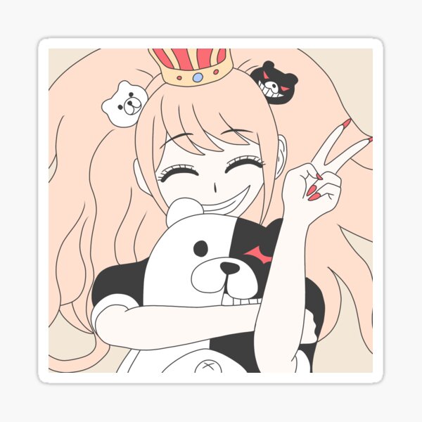 "Danganronpa Pastel Junko" Sticker for Sale by Night0Mix | Redbubble