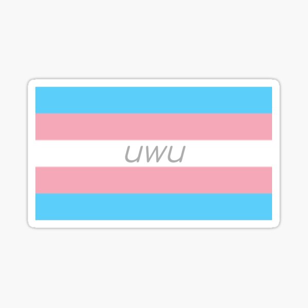 "Transgender Pride - uwu Edition" Sticker for Sale by michaelkyan ...