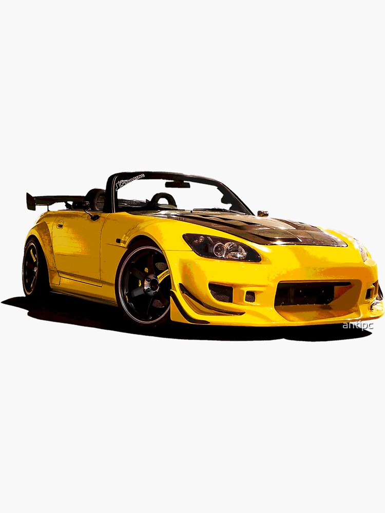"Honda S2000 S2k Custom" Sticker for Sale by antipc | Redbubble