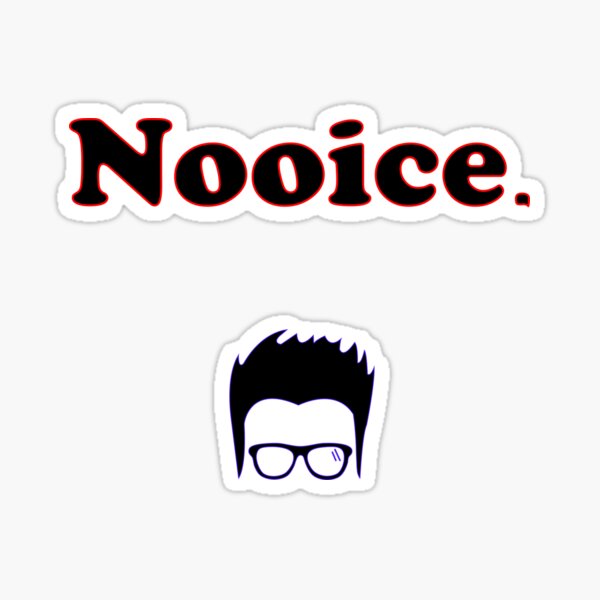 "Nooice - Key and Peele (version 1)" Sticker by kalud-zoldyck | Redbubble