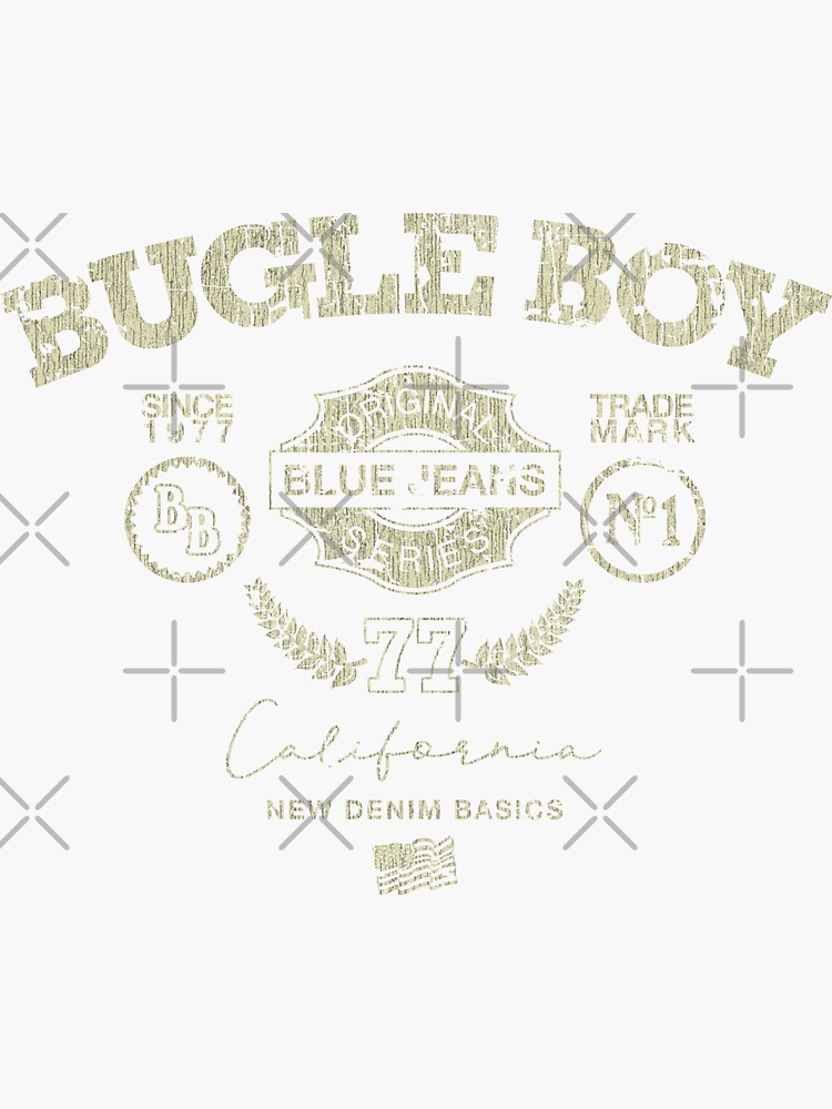 "Bugle Boy New American Denim" Sticker for Sale by jacobcdietz | Redbubble