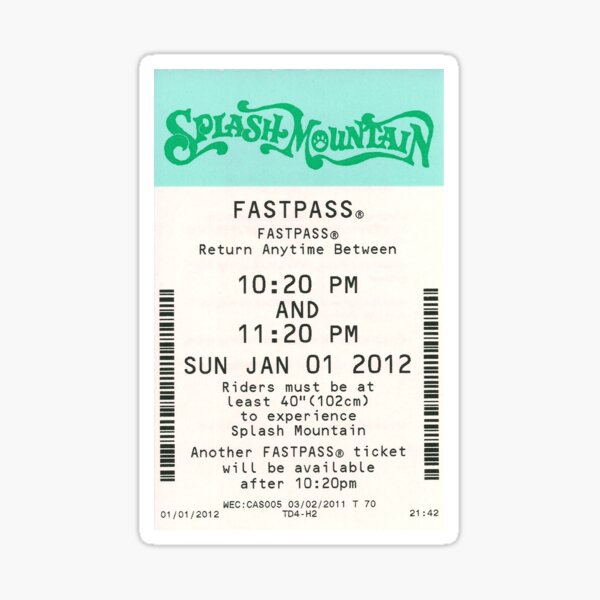 Splash Mountain Stickers | Redbubble