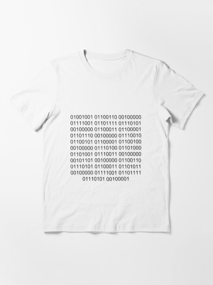 "Binary code" T-shirt for Sale by Ankee | Redbubble | code t-shirts ...