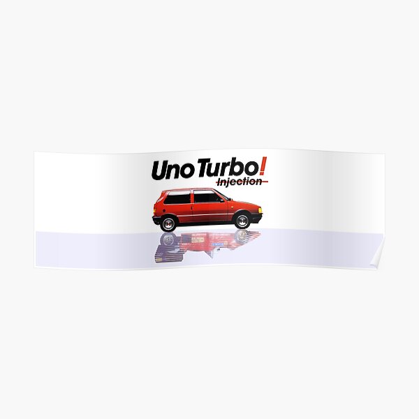 "UNO TURBO - ADVERT" Poster by ThrowbackMotors | Redbubble