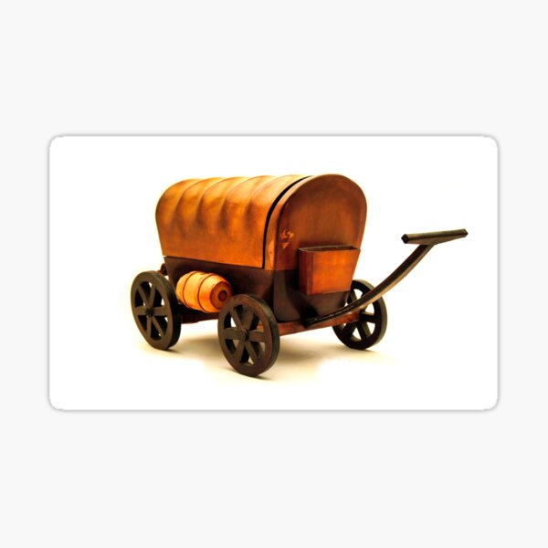 "Covered Wagon" Sticker for Sale by colorfulbundles | Redbubble