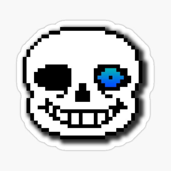 "Undertale Sans!" Sticker by KrakenTShirts | Redbubble