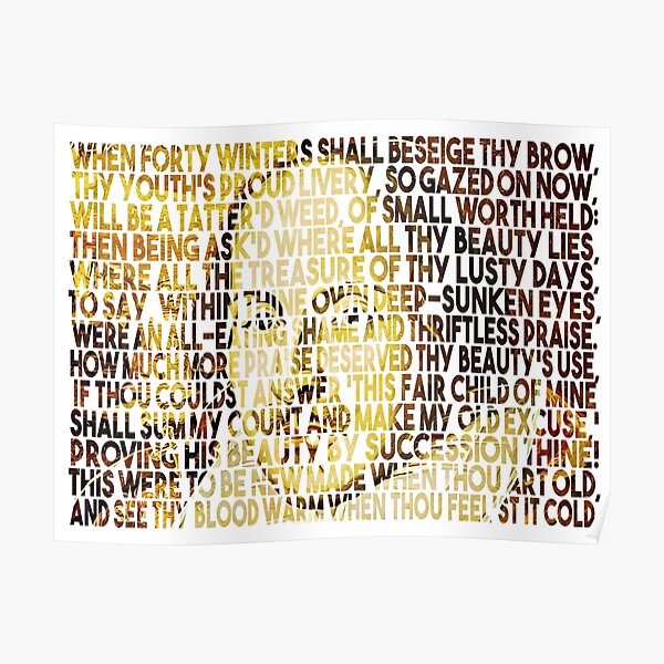 Prints Digital Prints Literature Art Print Poetry Art Print Shakespeare ...