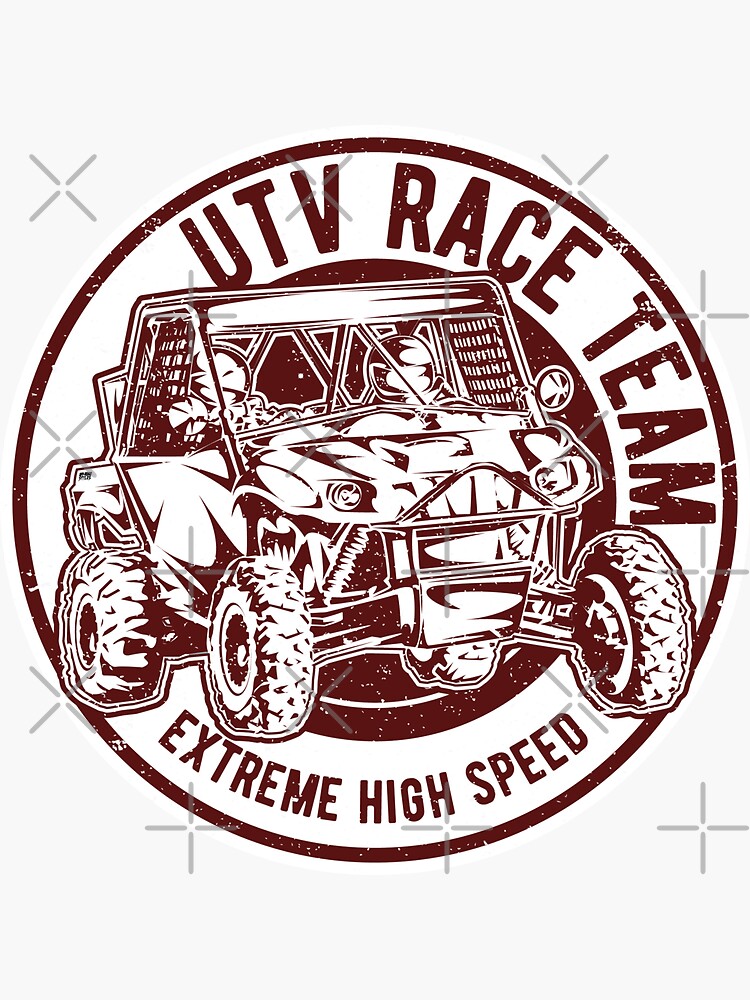 "UTV SXS Race Team" Sticker by offroadstyles | Redbubble