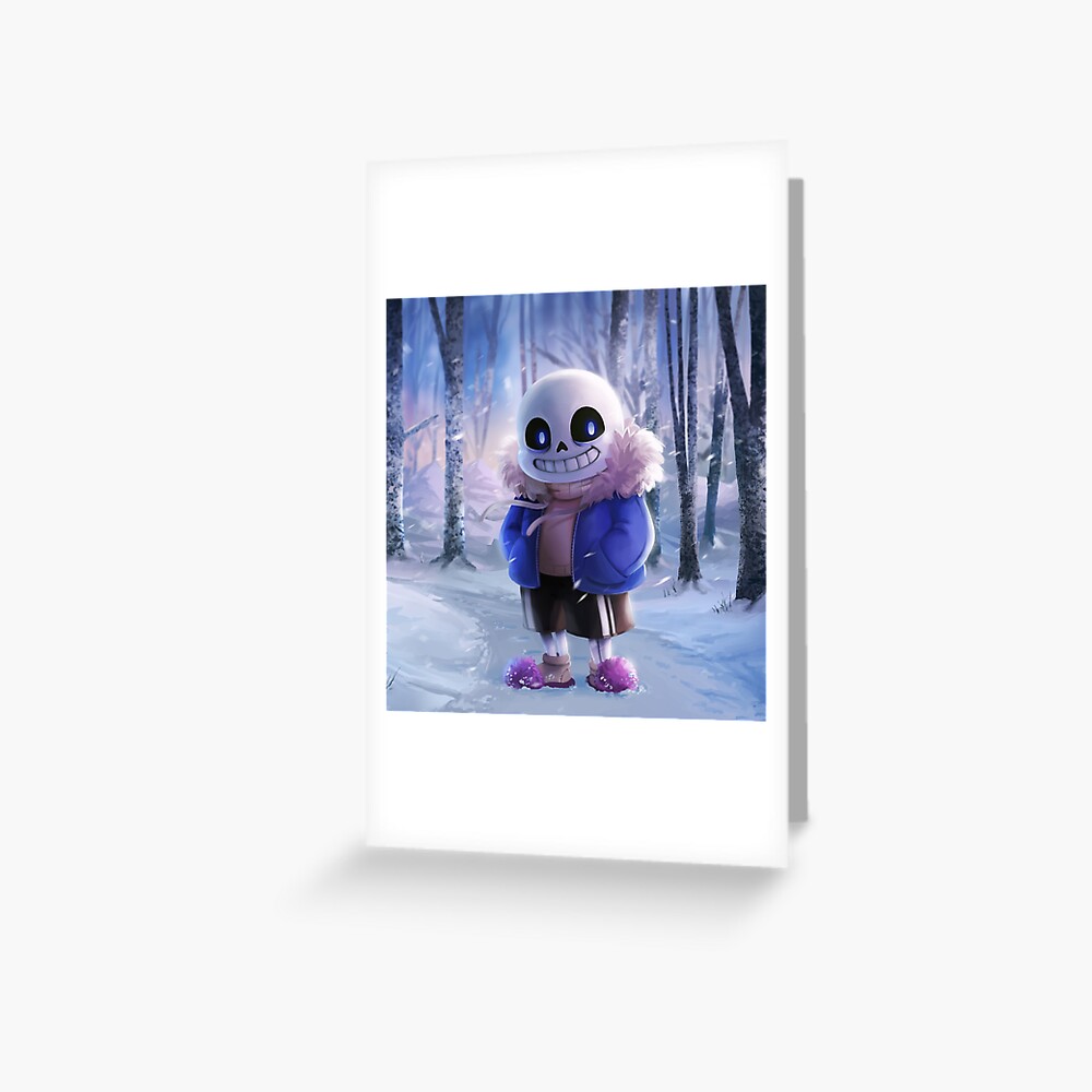 "Undertale Sans " Greeting Card for Sale by KrakenTShirts | Redbubble