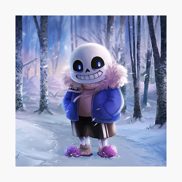 "Undertale Sans " Photographic Print for Sale by KrakenTShirts | Redbubble