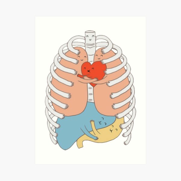 "Cute Organs!!!" Art Print for Sale by KrakenTShirts | Redbubble