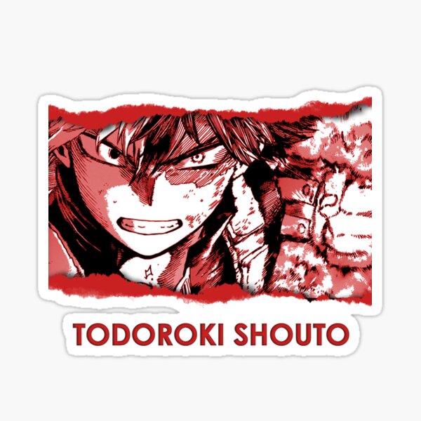 "Todoroki MHA" Sticker by Angellinx3 | Redbubble