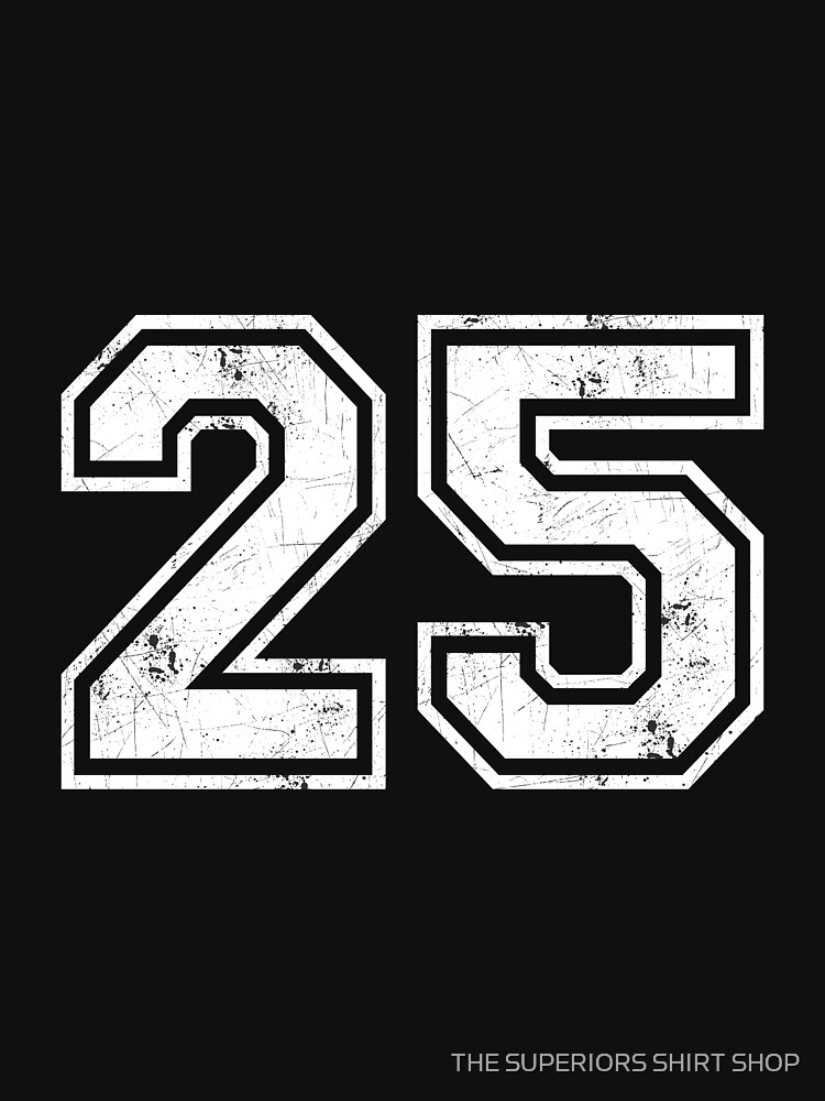 "25 jersey jerseys number 25 jersey sports" T-shirt for Sale by ...