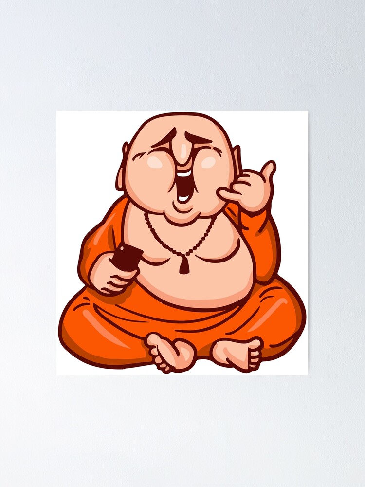 "Fat Buddha" Poster by WybrandB | Redbubble