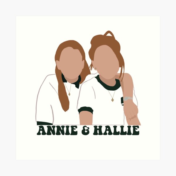 "THE PARENT TRAP - ANNIE AND HALLIE" Art Print for Sale by ...